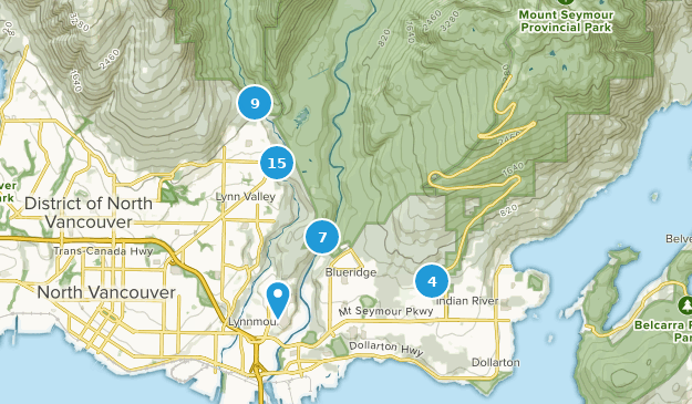 Best Trails in Lower Seymour Conservation Reserve - British Columbia ...