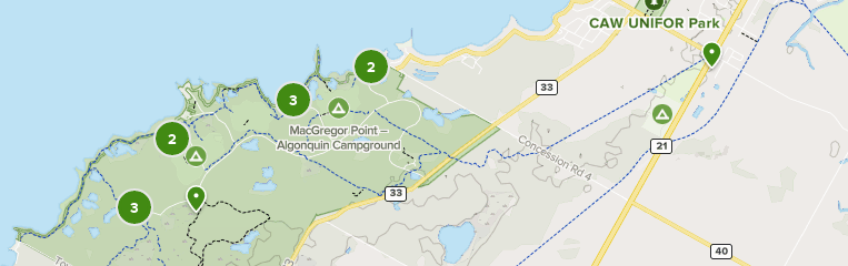 Best 10 Trails in MacGregor Point Provincial Park: Map, Details | AllTrails