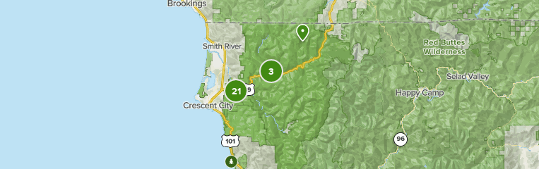 Best 10 Trails in Smith River National Recreation Area: Map, Details ...