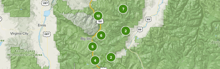 Best Trails in Hyalite-Porcupine-Buffalo Horn Wilderness Study Area ...