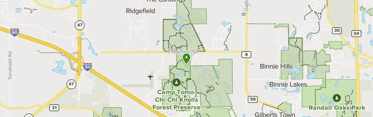 Best trails in Camp Tomo-Chi-Chi Knolls Forest Preserve, Illinois ...