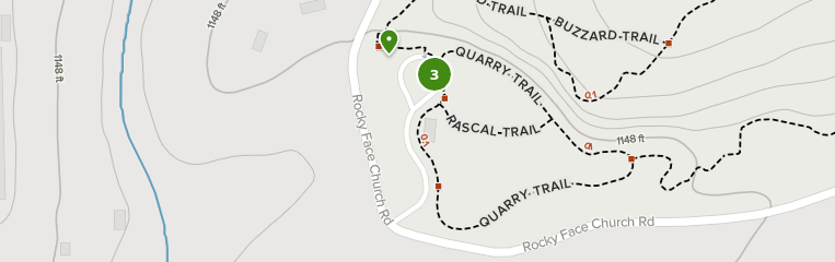 Best Trails in Rocky Face Mountain Recreation Area - North Carolina ...