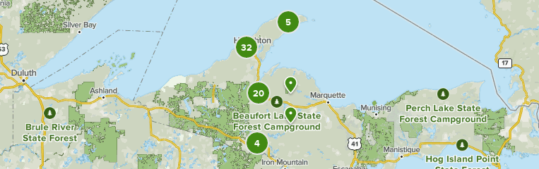 2023 Best trails in Copper Country State Forest | AllTrails