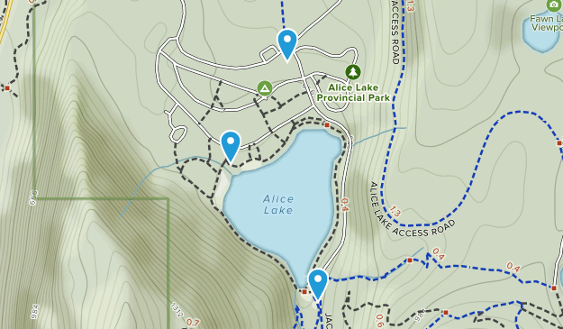 Map Of Lake Alice Wisconsin