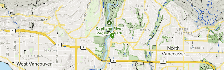 Best Trails in Capilano Suspension Bridge Park - British Columbia ...