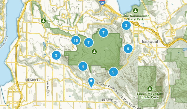 Best Trails in Cougar Mountain Regional Wildland Park - Washington ...