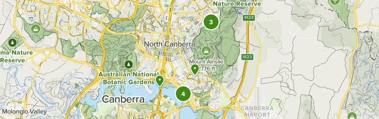 Best trails in Mount Ainslie Nature Reserve, Australian Capital ...