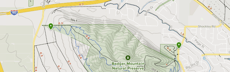 Best 10 Trails in Badger Mountain Natural Preserve | AllTrails