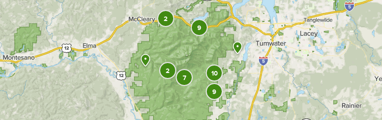 Best 10 Trails in Capitol State Forest | AllTrails