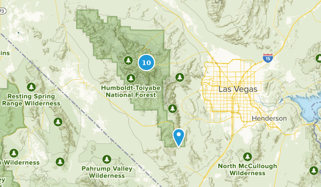 Best Trails in Spring Mountains National Recreation Area - Nevada ...