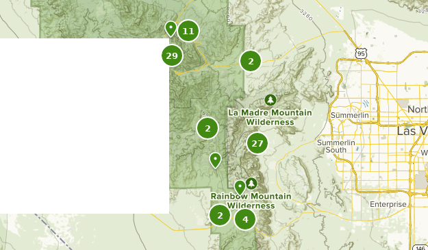 Best Trails in Spring Mountains National Recreation Area - Nevada ...