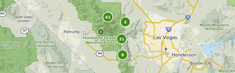 Best Trails in Spring Mountains National Recreation Area - Nevada ...