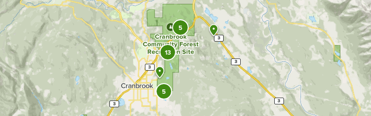 Best trails in Cranbrook Community Forest Recreation Site, British ...