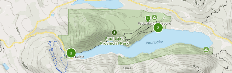 Best Trails in Paul Lake Provincial Park: Map, Details | AllTrails