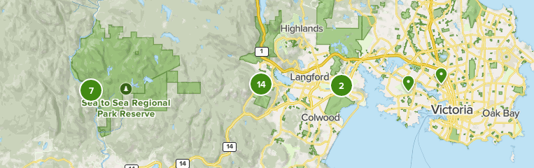 Best 10 Trails in Sooke Potholes Regional Park | AllTrails