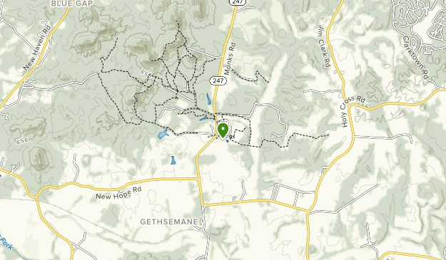 Map Of Abbey Of Gethsemani