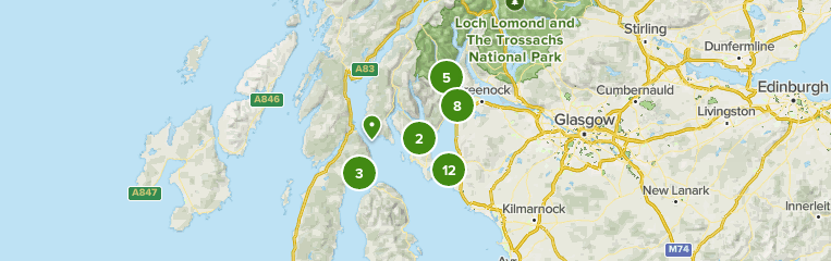Best trails in Clyde Muirshiel Regional Park, Inverclyde, Scotland ...
