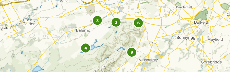 Die besten Routen: Pentland Hills Regional Park - Edinburgh, Schottland ...