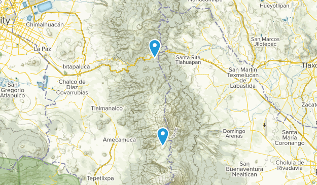 Best Trails in Parque Nacional Iztaccíhuatl-Popocatépetl - México ...