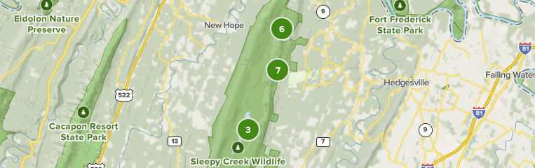 Best 10 Trails in Sleepy Creek Wildlife Management Area | AllTrails