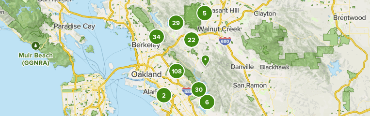 Best Trails in East Bay Municipal Utility District Lands (EBMUD ...