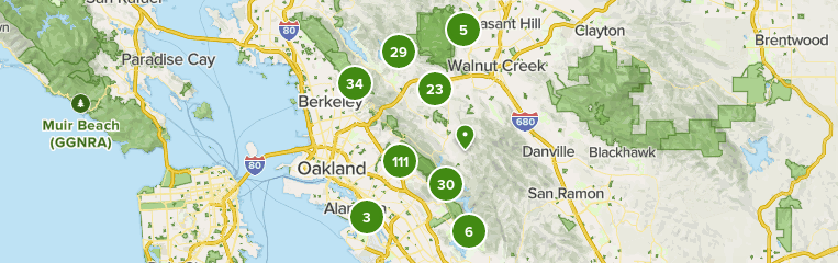Best Trails in East Bay Municipal Utility District Lands (EBMUD ...