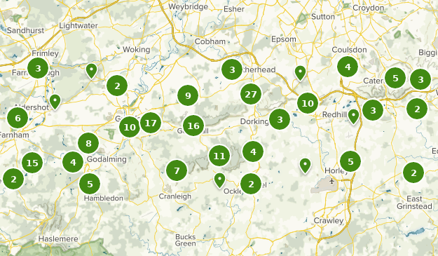 Best Trails in Surrey Hills Area of Outstanding Natural Beauty - Surrey ...