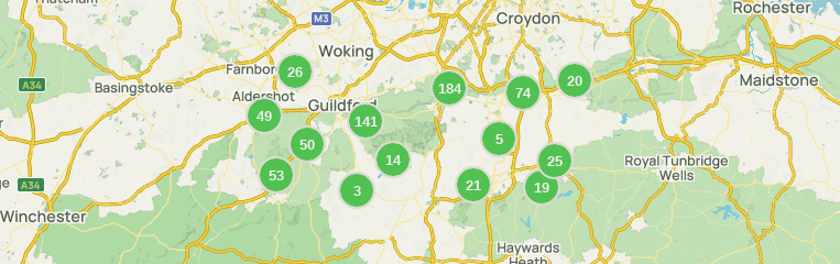 Best 10 Hikes and Trails in Surrey Hills Area of Outstanding Natural ...