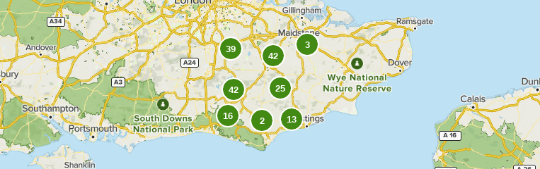 Best Trails in High Weald Area of Outstanding Natural Beauty - Surrey ...