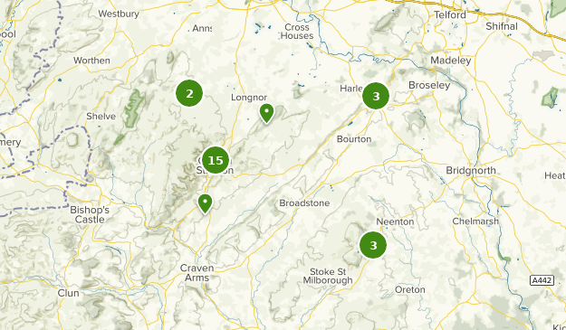 Best Trails in Shropshire Hills Area of Outstanding Natural Beauty ...