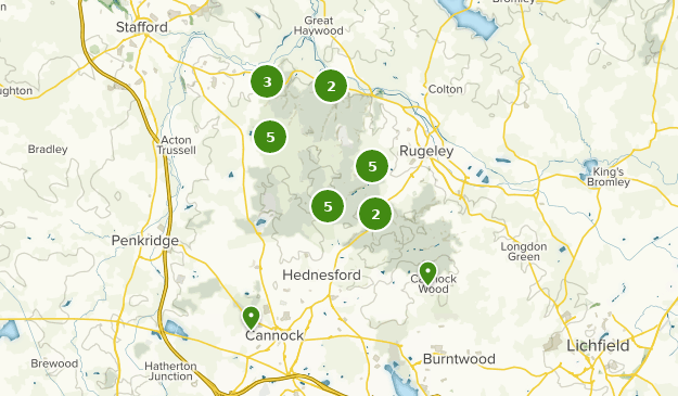 Best Trails in Cannock Chase Area of Outstanding Natural Beauty ...