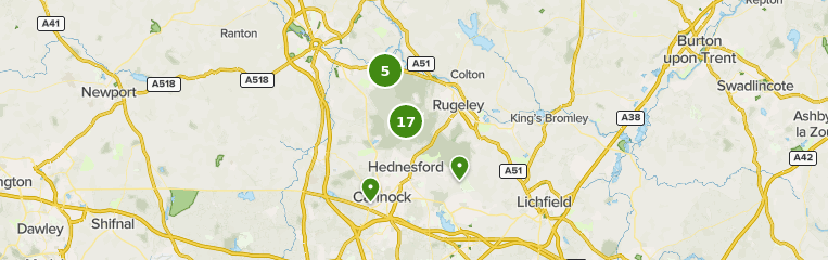 Best Trails in Cannock Chase Area of Outstanding Natural Beauty ...