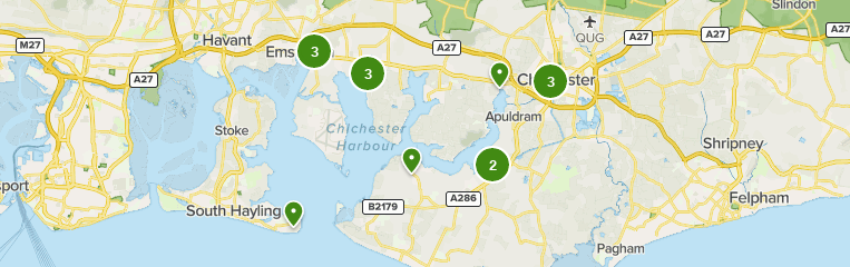 Best Trails in Chichester Harbour Area of Outstanding Natural Beauty ...