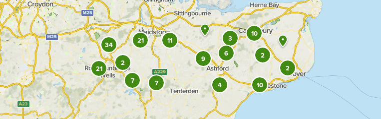 Best trails in Kent Downs Area of Outstanding Natural Beauty, Kent ...