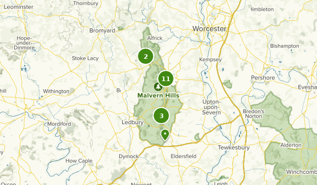 Best Trails in Malvern Hills Area of Outstanding Natural Beauty ...