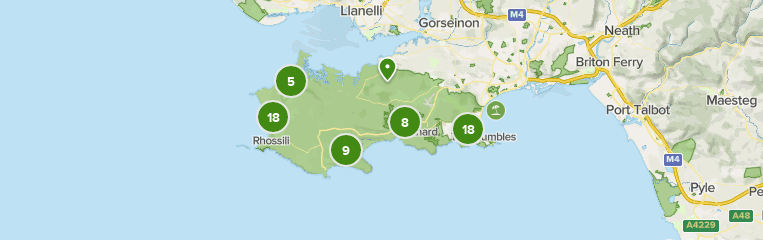 Best 10 Trails in Gower Peninsula Area of Outstanding Natural Beauty ...