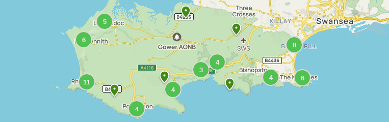 Best 10 Hikes and Trails in Gower Peninsula Area of Outstanding Natural ...