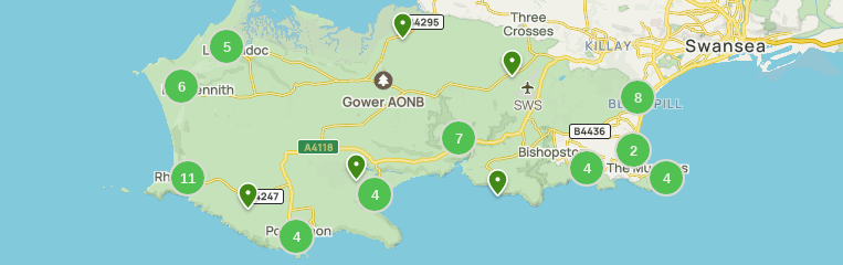 10 Best Hikes and Trails in Gower Peninsula Area of Outstanding Natural ...