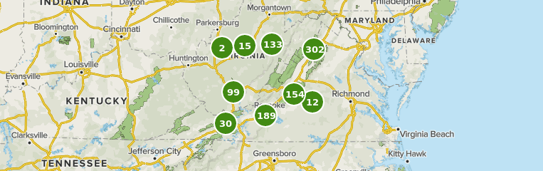 Best Trails in George Washington and Jefferson National Forests ...