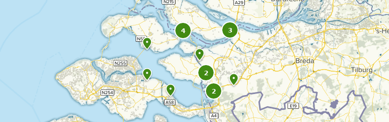 Best Trails in Oosterschelde National Park - Zeeland, Netherlands ...