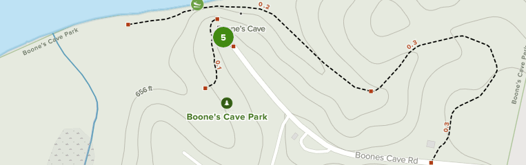 Best trails in Boone's Cave Park | AllTrails