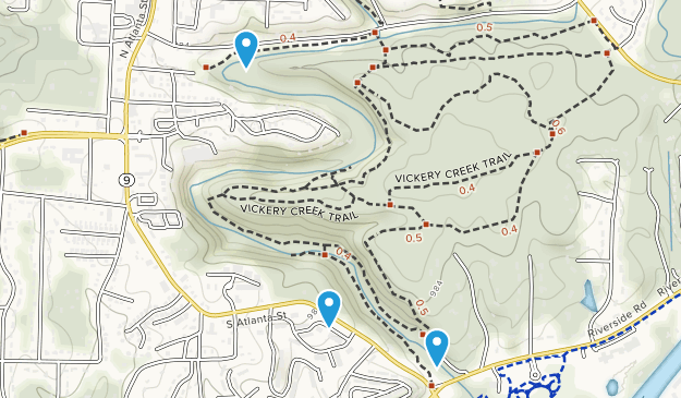 Best Trails in Vickery Creek Unit- Chattahoochee River National ...