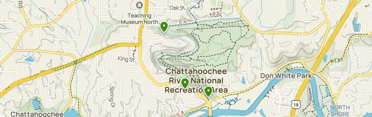 Chattahoochee River National Recreation Area Map