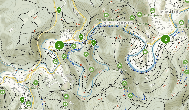 Beste Wege in Naturschutzgebiet Ahrschleife bei Altenahr - Rheinland ...