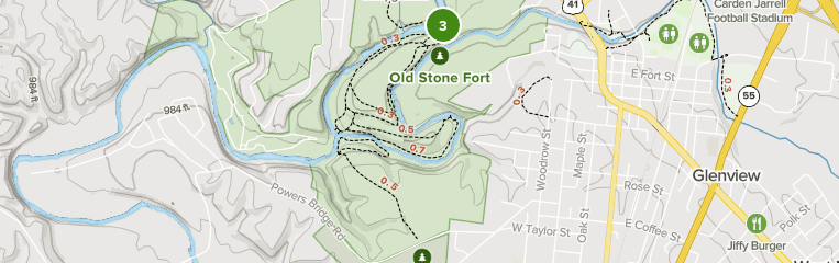 Best 10 Trails in Old Stone Fort State Archaeological Park | AllTrails