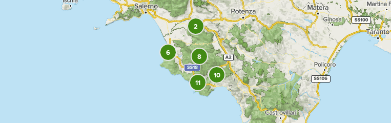 Best 10 Trails in Cilento, Vallo di Diano and Alburni National Park ...