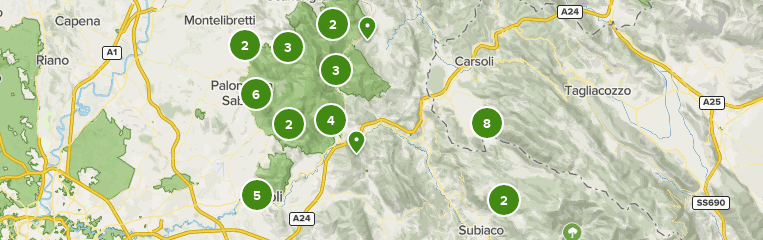 Los 10 mejores senderos en Parco Naturale Regionale dei Monti Lucretili | AllTrails