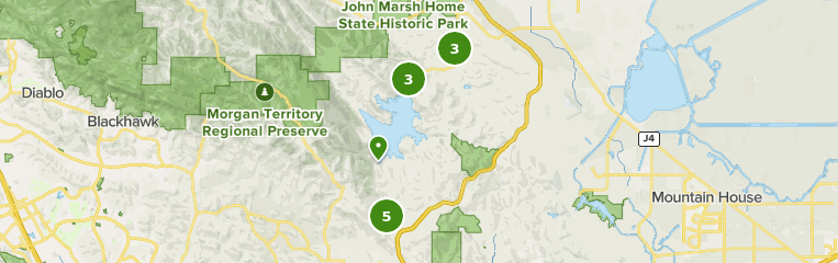 Best Trails in Los Vaqueros Reservoir and Watershed - California ...