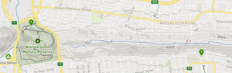 As melhores trilhas em Wonderboom Nature Reserve | AllTrails