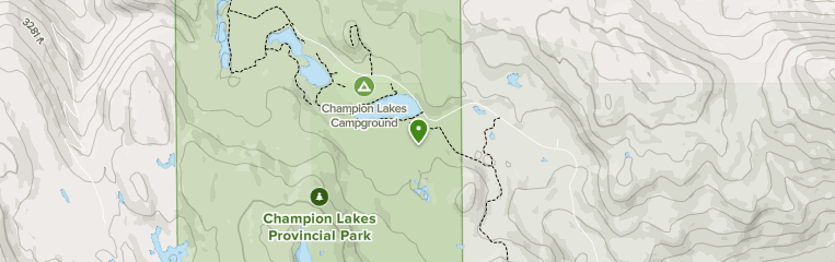 Bedste ruter i Champion Lakes Provincial Park | AllTrails